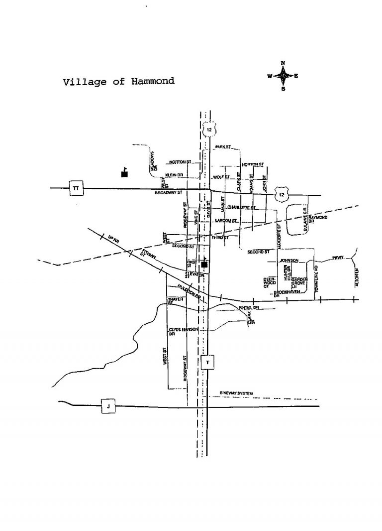 Village Maps – Village of Hammond, Wisconsin